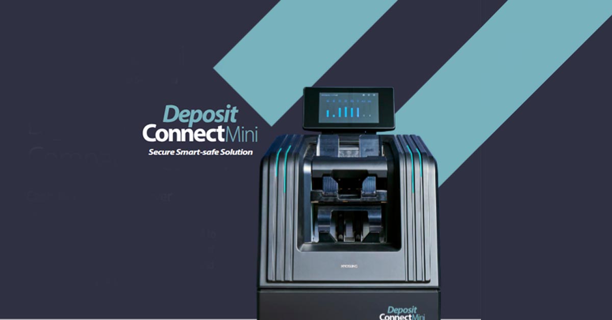 Compact cash recycler: Deposit Connect Mini - ClubTIC